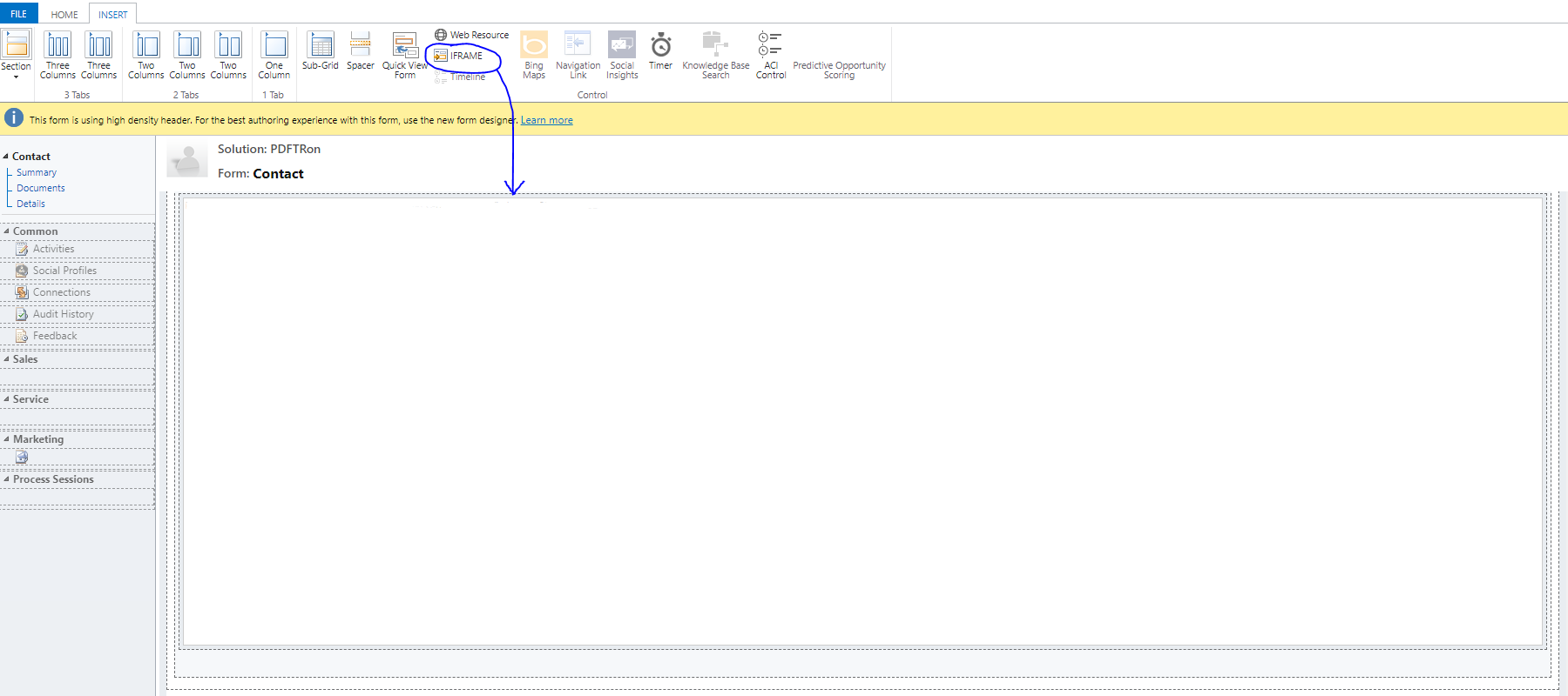 D365 : IFrames with a dynamic source – FISOFT Consulting
