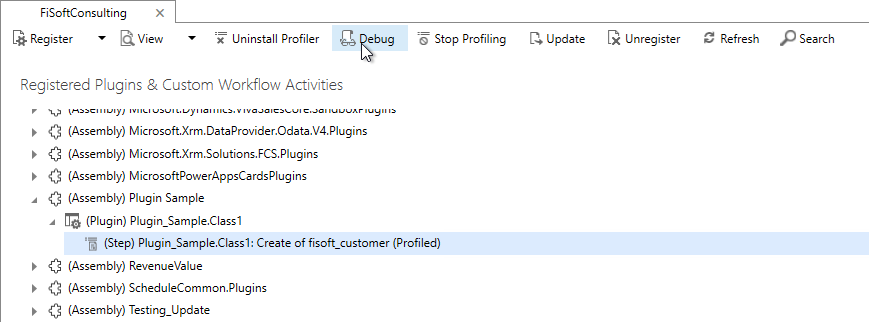 Microsoft Dynamics 365 Registering And Debugging A Plug In Fisoft Consulting